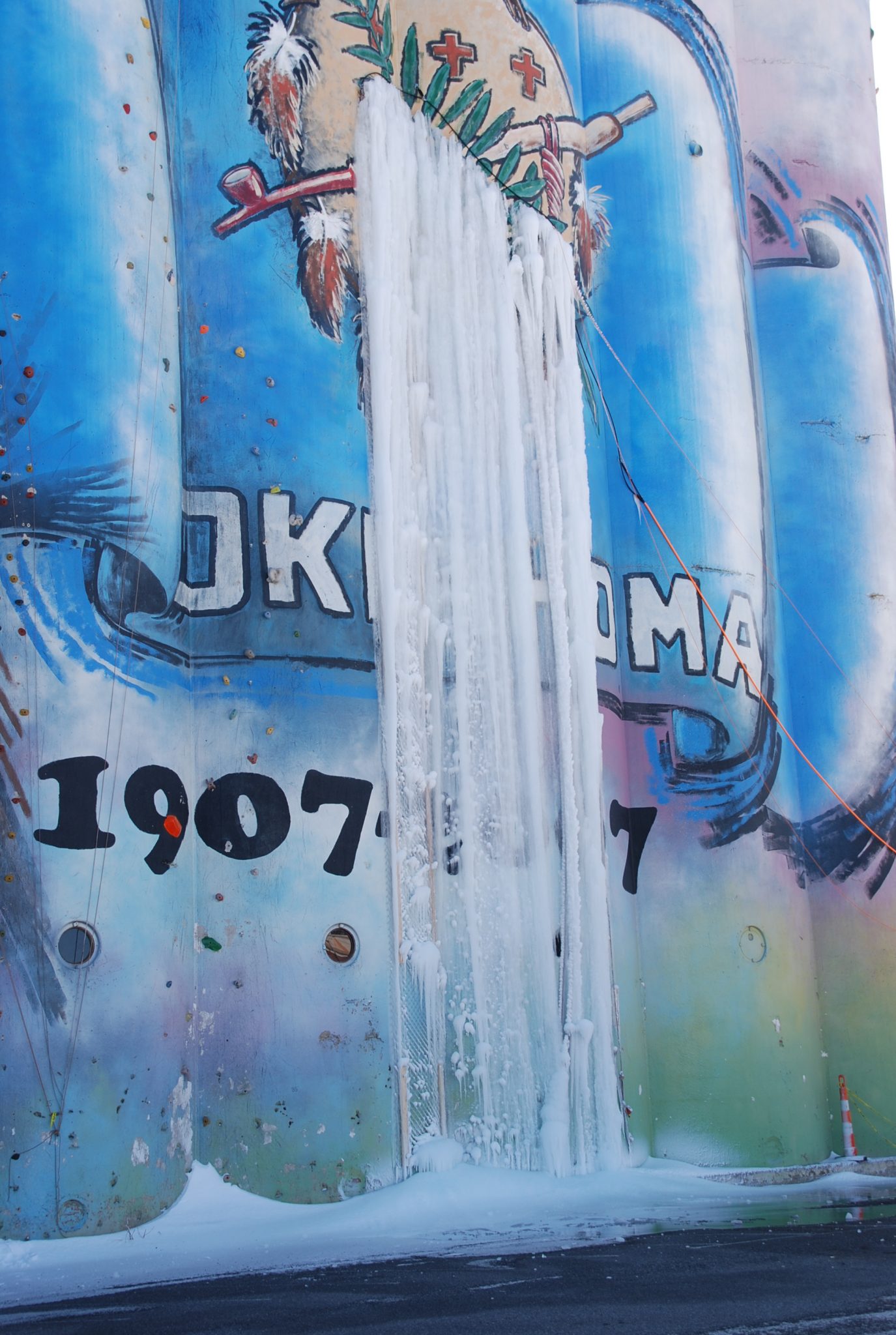 Photo Reflection – Ice Climbing and Ice Farming at the Silos in OKC ...