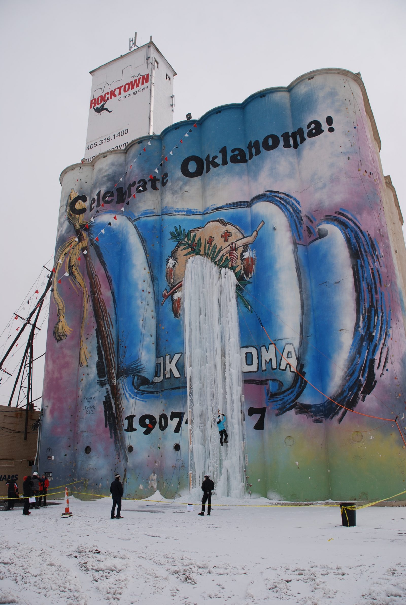 Photo Reflection – Ice Climbing and Ice Farming at the Silos in OKC ...