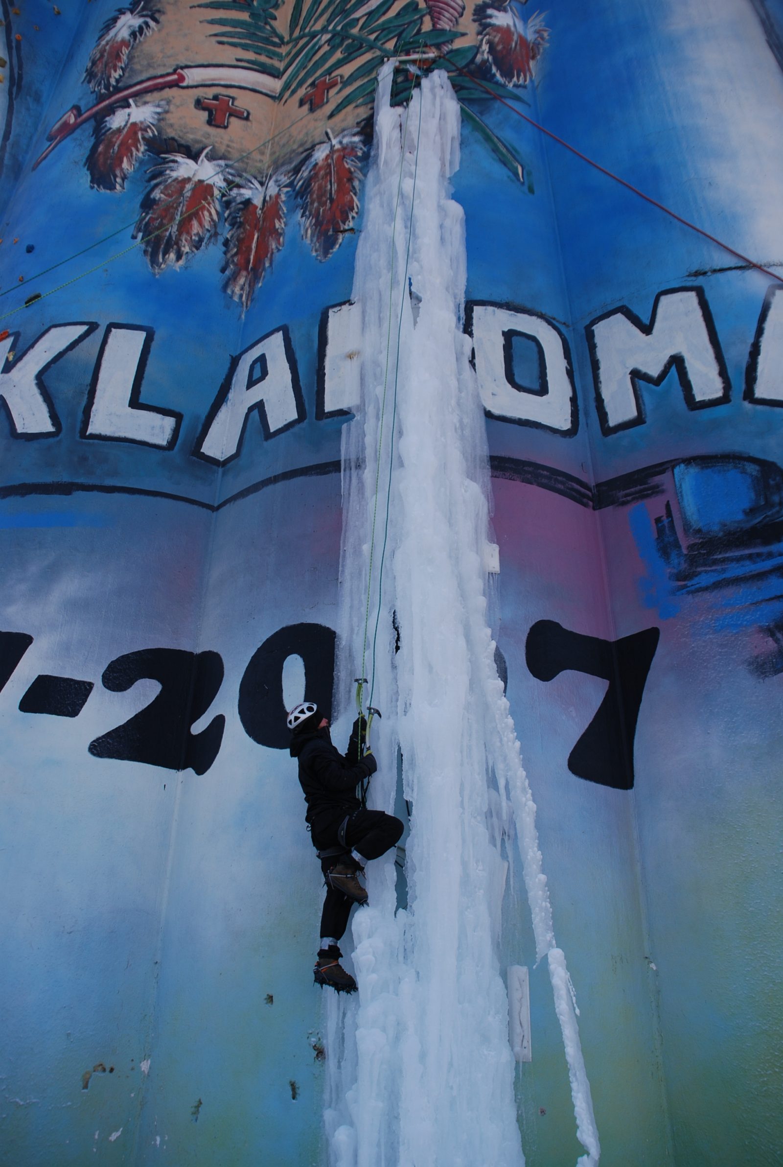 Photo Reflection – Ice Climbing and Ice Farming at the Silos in OKC ...